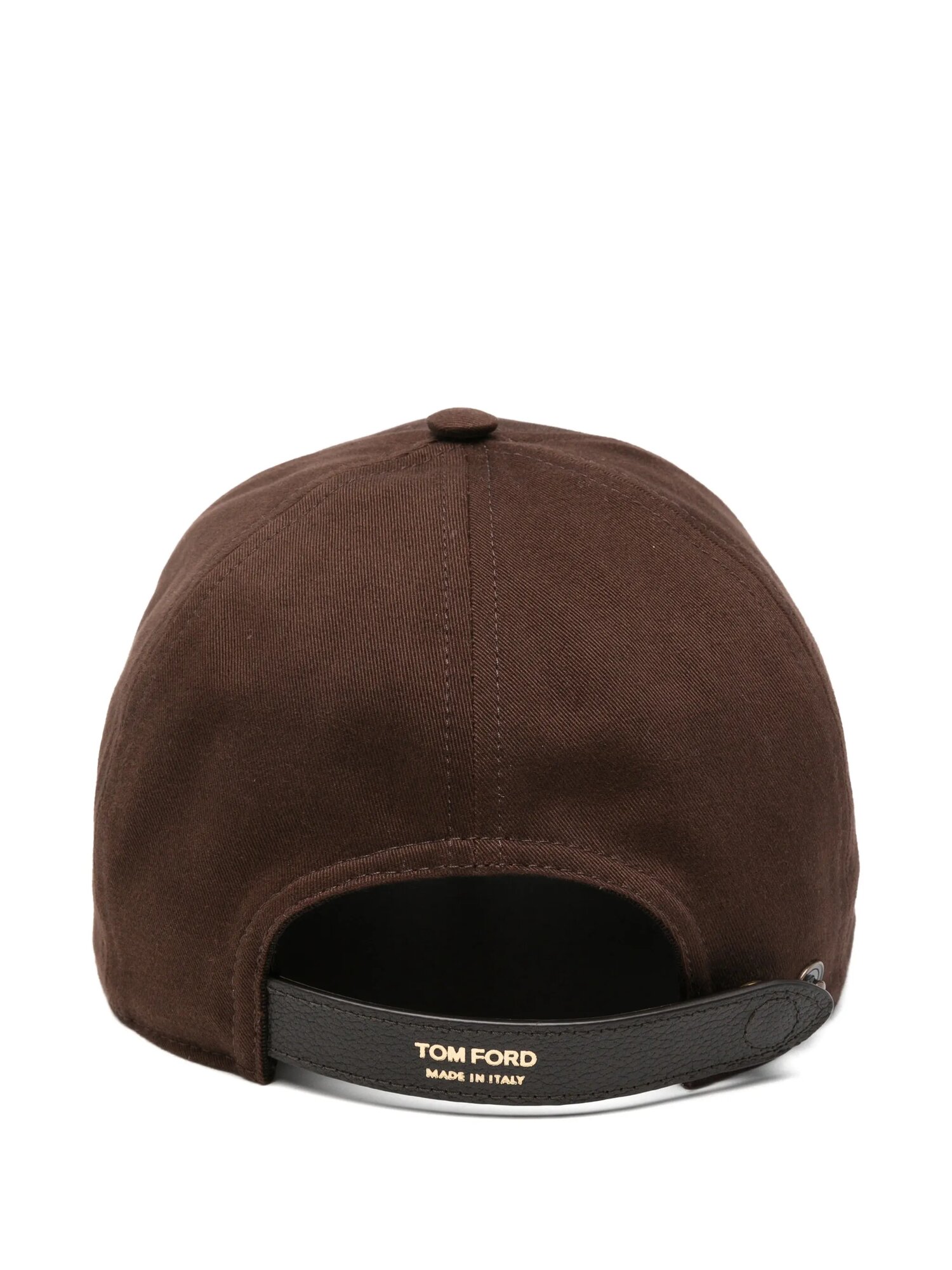 Шапка Tom Ford Logo-embroidered baseball cap для мальчиков, размер M, brown — фото 1