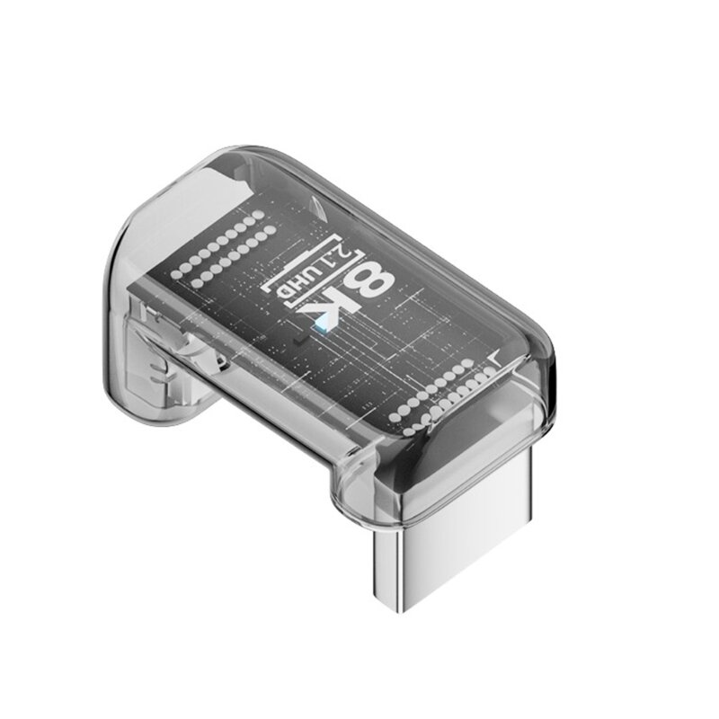 Разъем HDMI female to male-прозрачный-283T