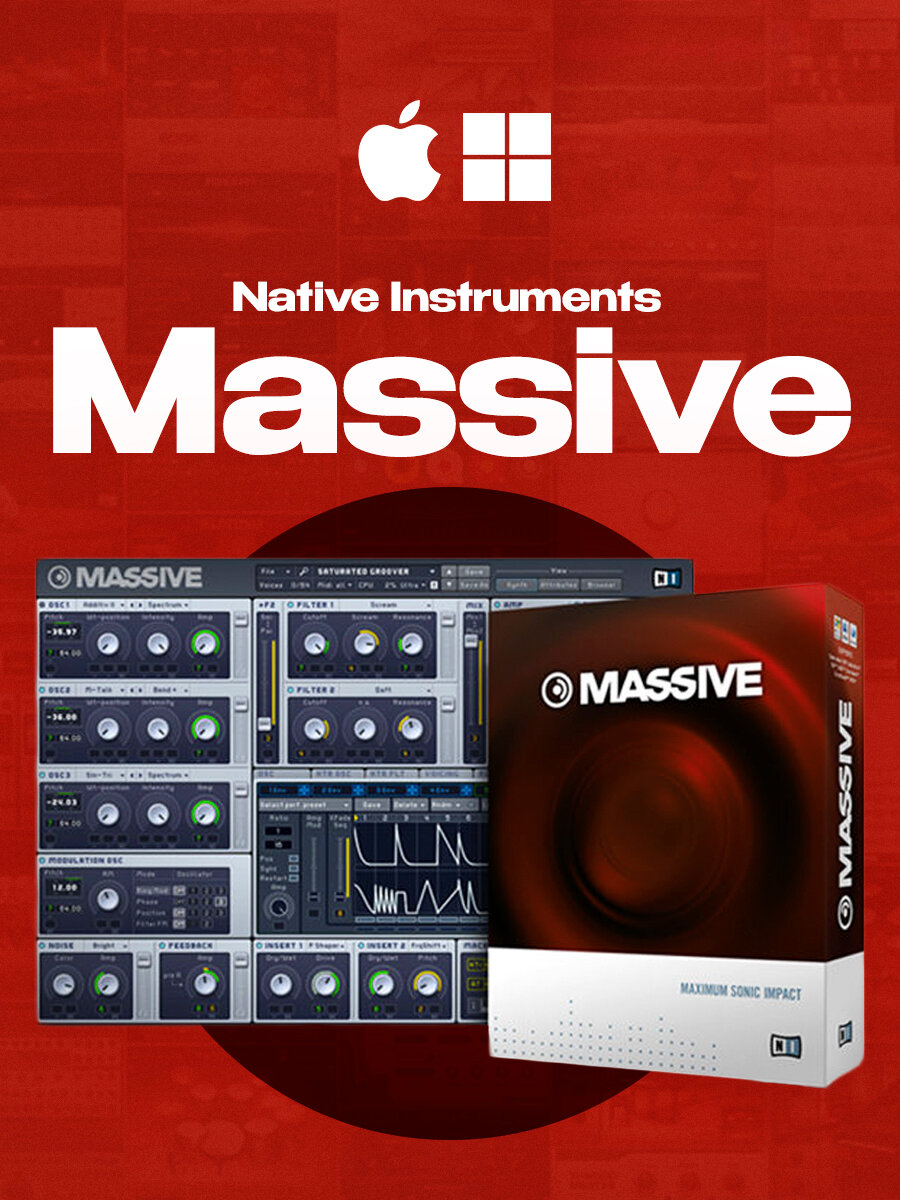 Native Instruments - Massive (лицензионный ключ активации) плагин-синтезатор