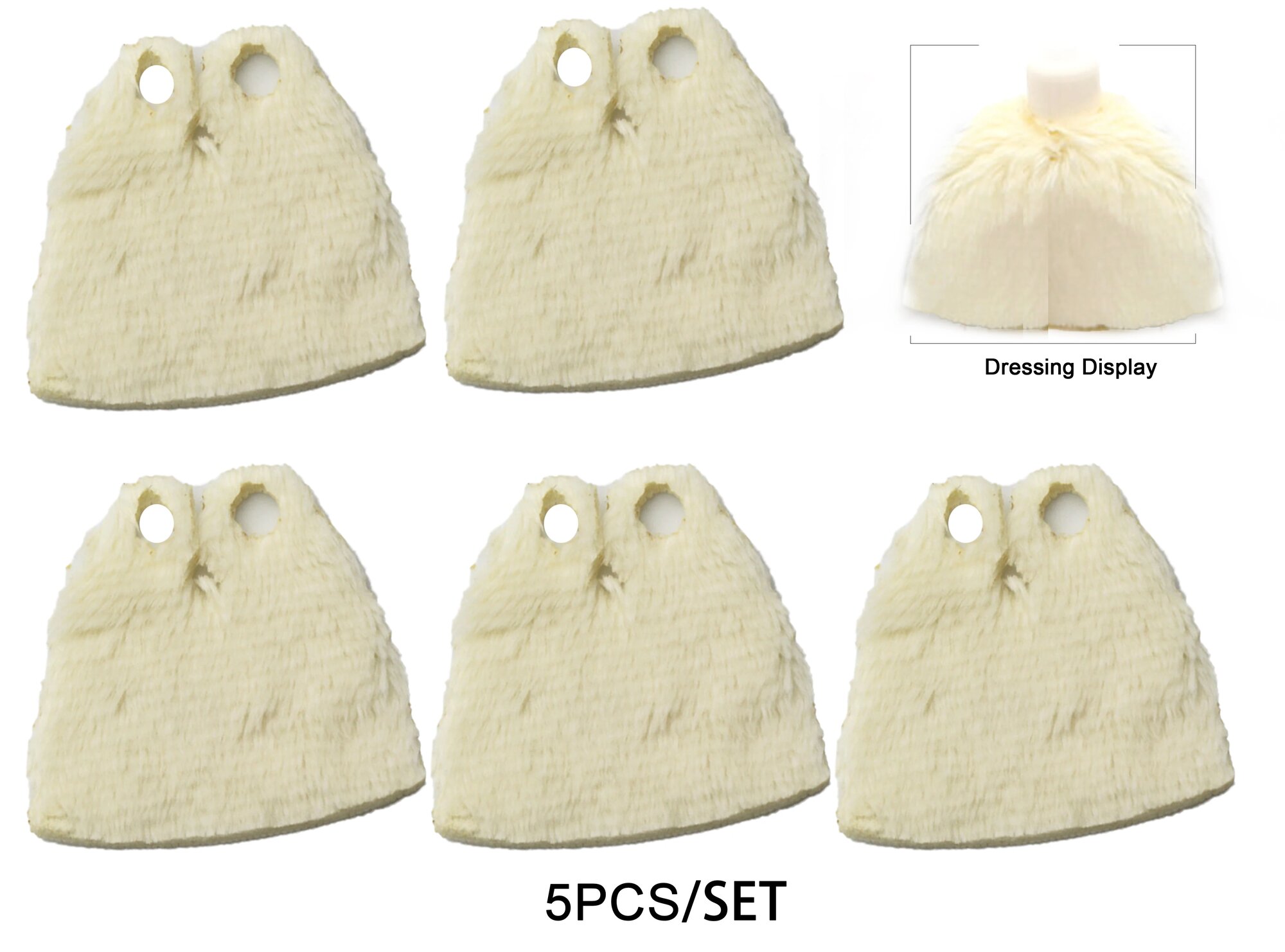 Пластиковые блоки BRICKPANDA, камуфляжный плащ, Color: 5PCS-B13-77-4
