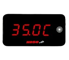 Датчик температуры двигателя KOSO, цифровой, красный дисплей