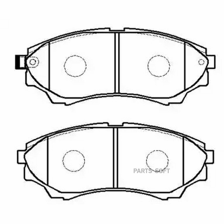 HSB HP9190 Колодки тормозные передние
