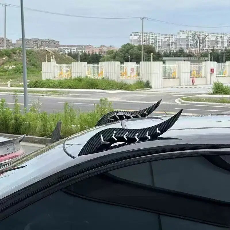 3D украшение на крышу автомобиля с рогом дракона, наклейка на крышу, модификация крыши, украшение на Хэллоуин, Стайлинг автомобиля, внешнее украшение
