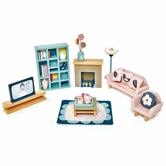 Набор мебели для кукольного домика Tender Leaf Toys: мебель для гостинной