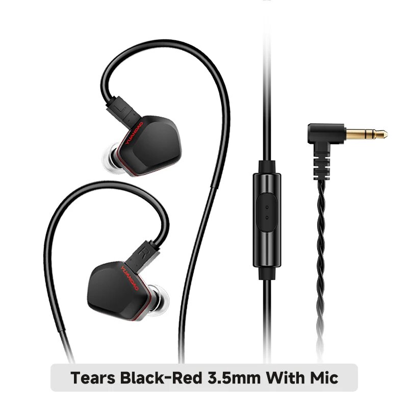 NICEHCK Tears Black 3.5mm наушники с микрофоном