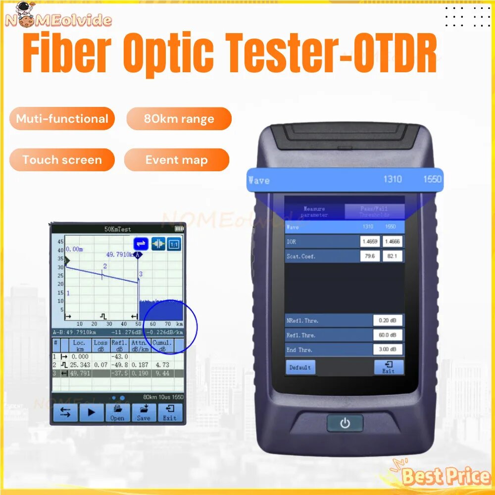 Оптический рефлектометр CAILI 1310/1550nm, Цвет: 1310 1550nm UPC