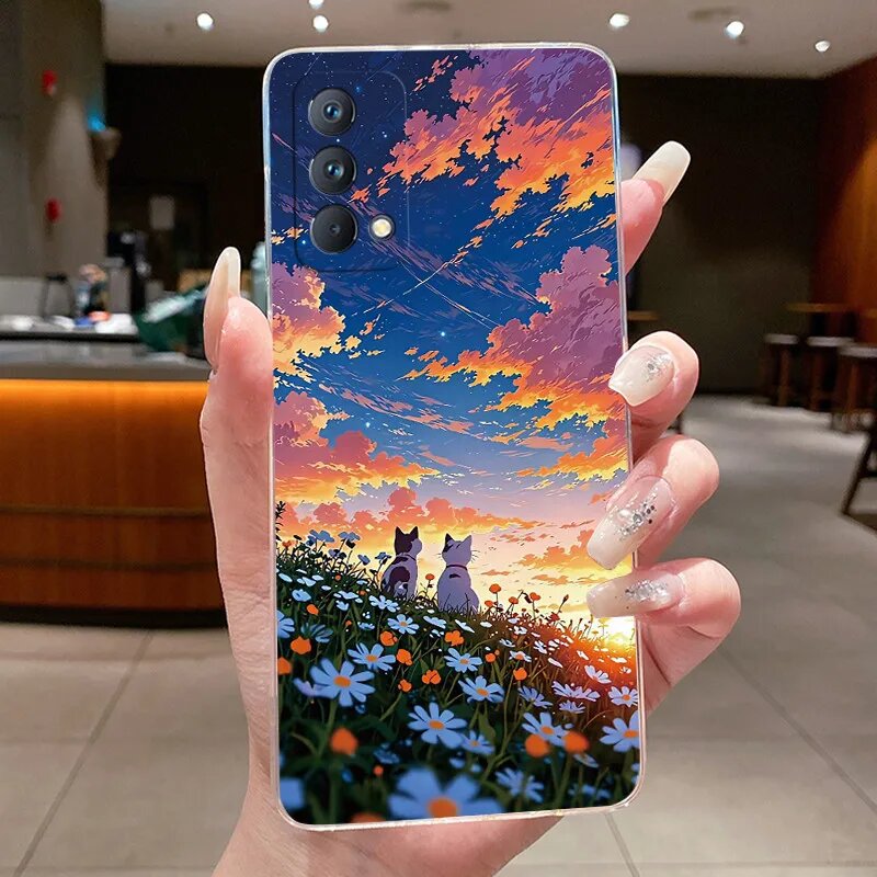 Карнавальный чехол для Realme GT Master Edition RMX3360 RMX3363 Q3 Pro, прозрачный мягкий силиконовый чехол из ТПУ, милая крутая задняя крышка для мальчиков и де