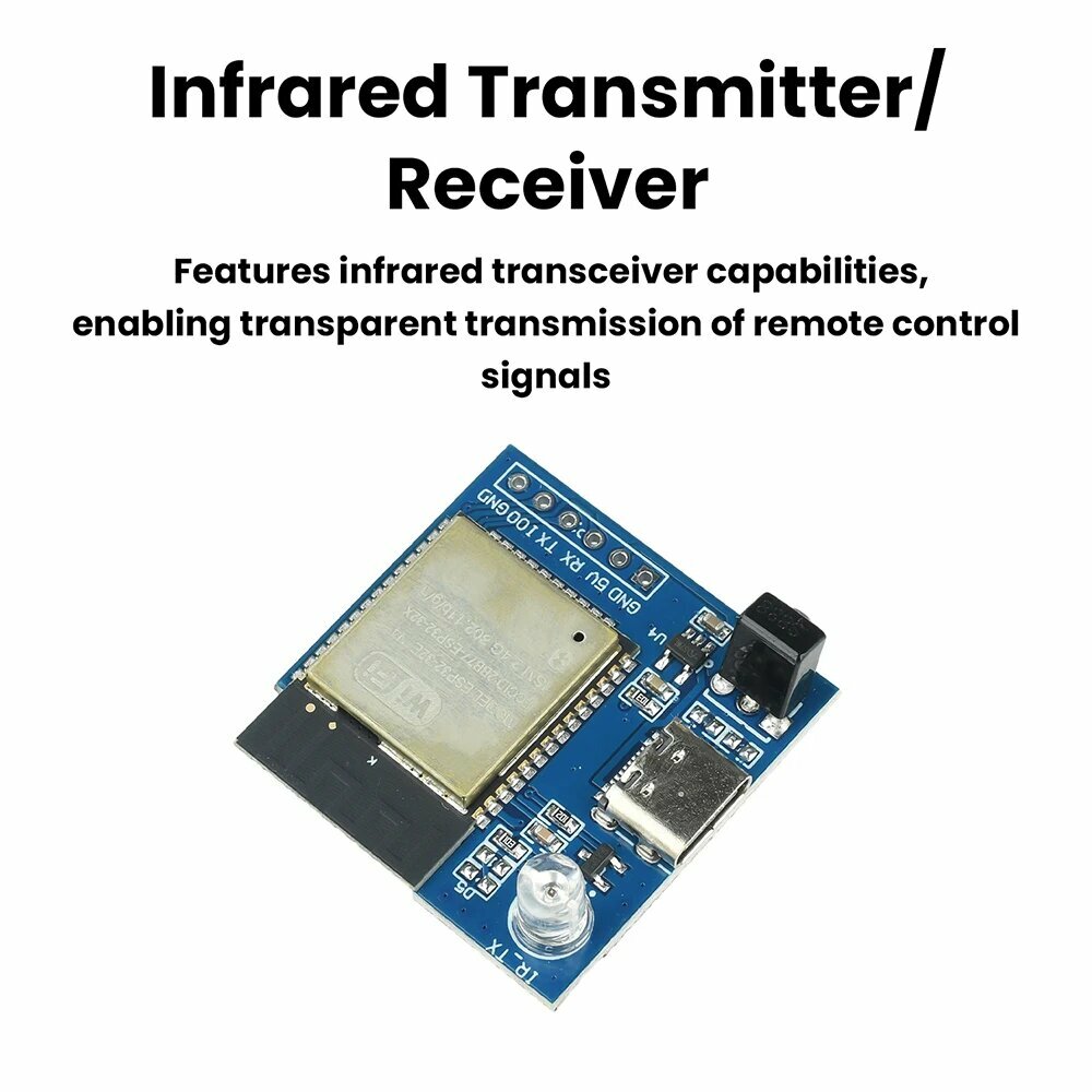 ESP32 IR Transmitter & Receiver Module — фото 1