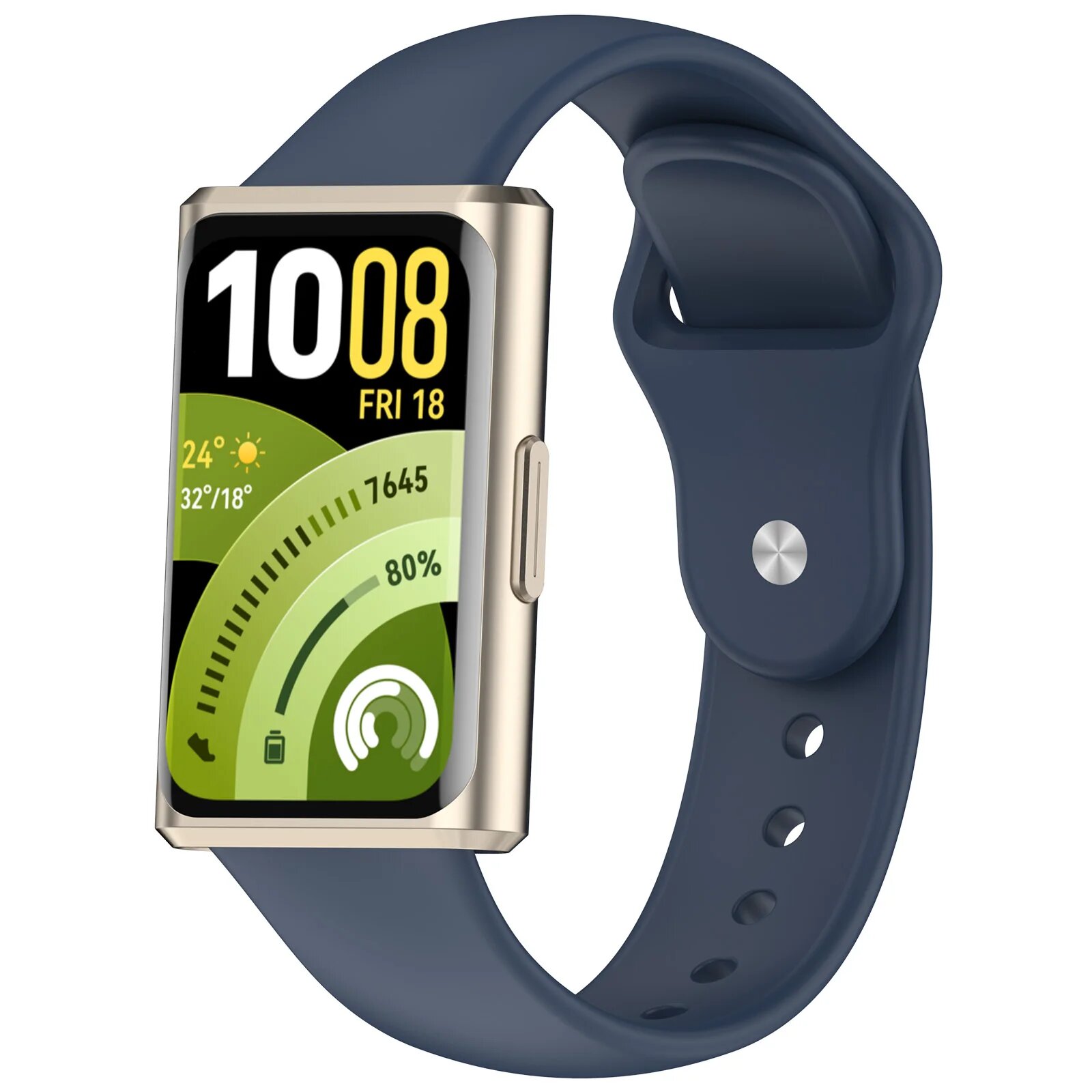 Силиконовый ремешок для Huawei Band 11/11 Pro TAMISTER Huawei band 11 Pro, Синий, midnight blue