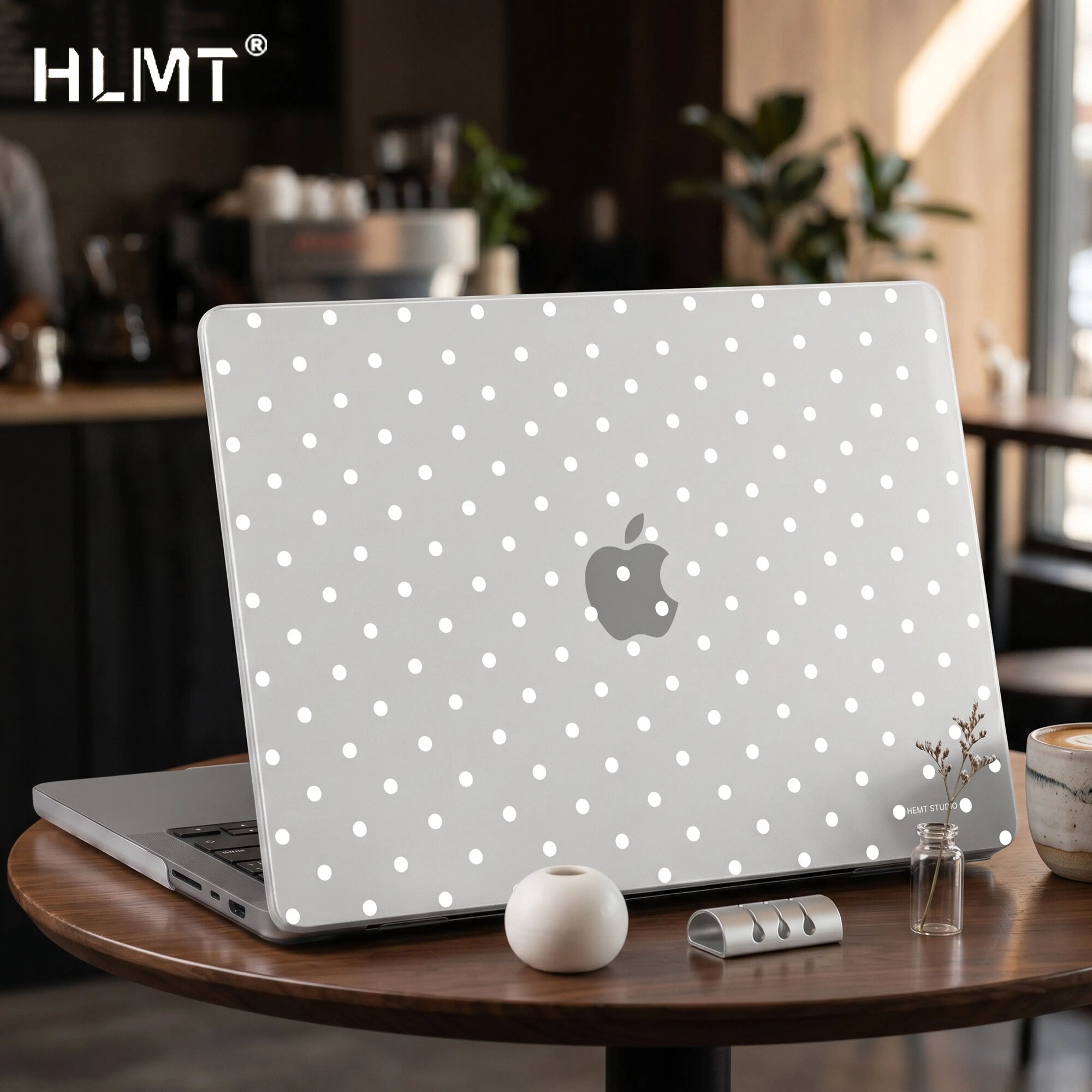 Чехол для MacBook Air 13 2025, полиуретан, горошек Air13 M1 Chip