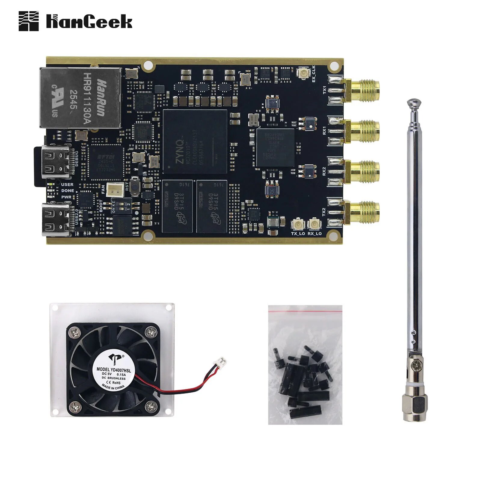 HamGeek плата разработки SDR Zynq7010+AD9363 70МГц-6ГГц