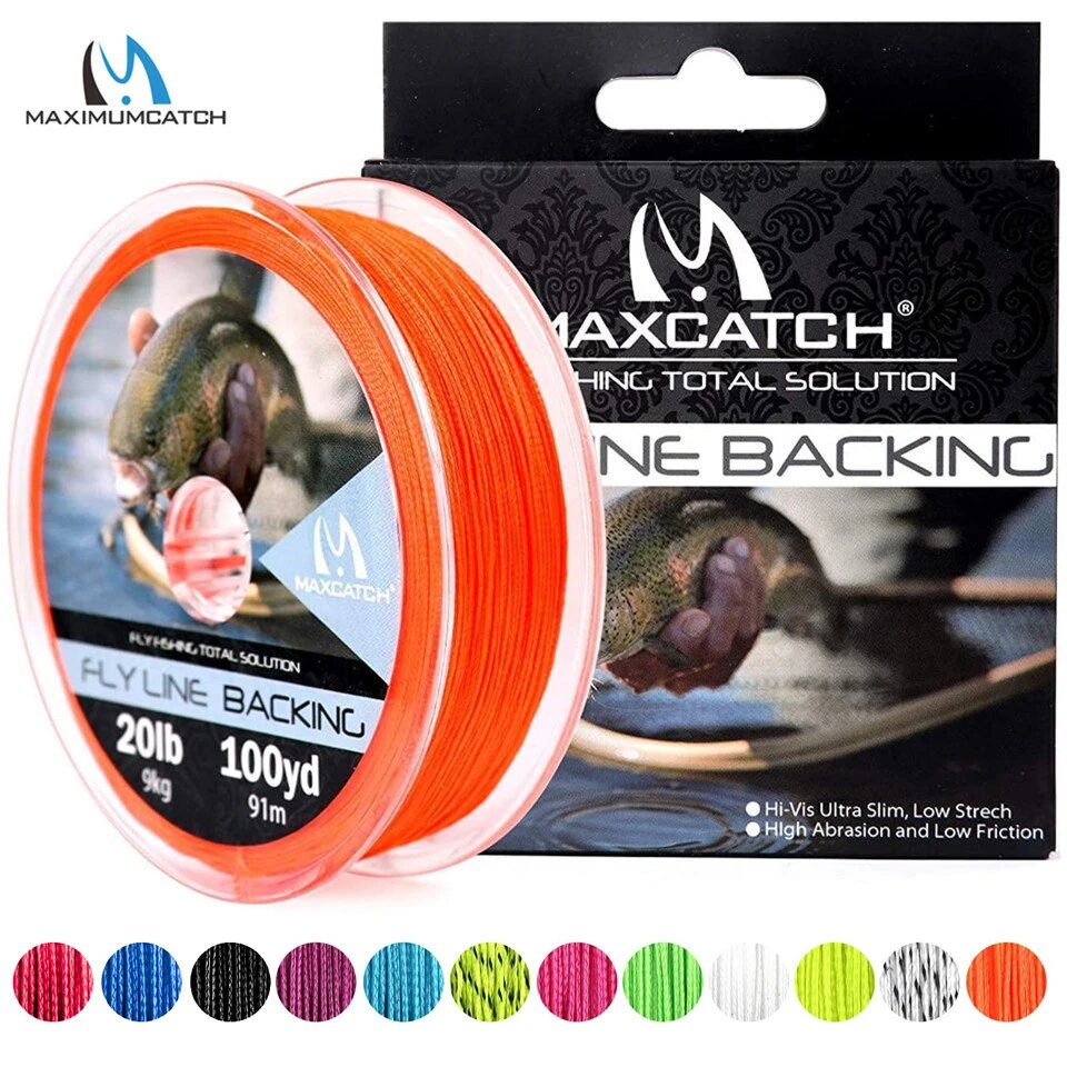Maximumcatch Леска для нахлыста оранжевая 30LB 300YARD