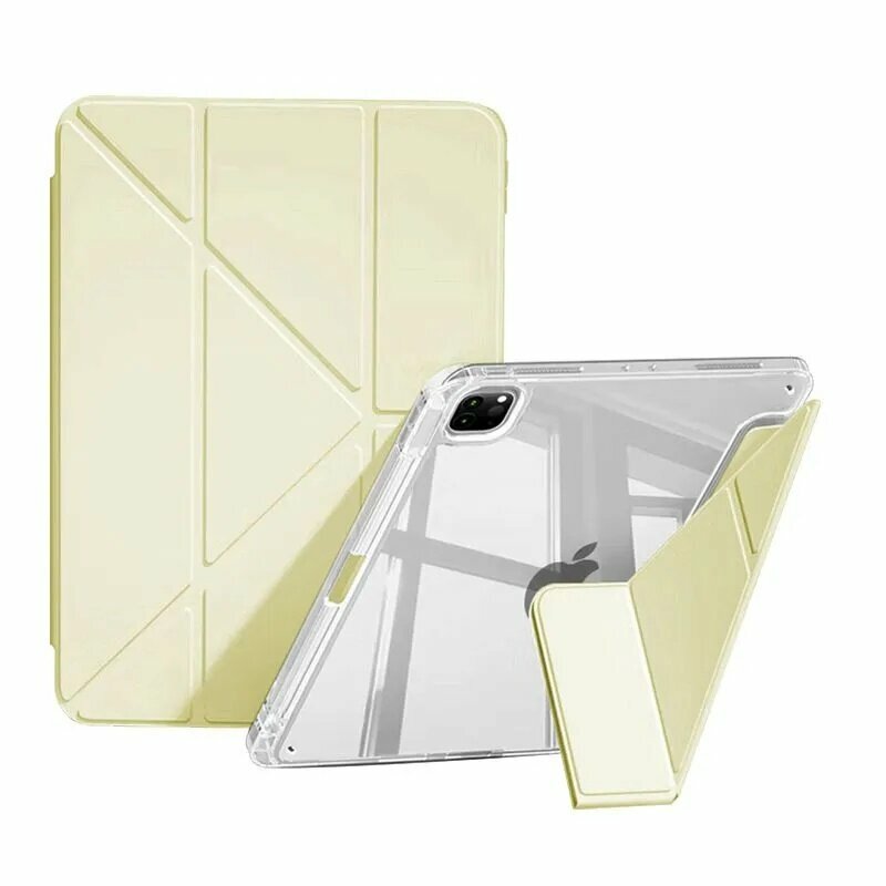 IPad Air 2024/2025 Pro 2018/20/21/22 12.9/13дюйма универсальный , Чехол для планшета с отделением для стилуса, антиизгибный, с функцией интеллектуального сна/воспроизведения