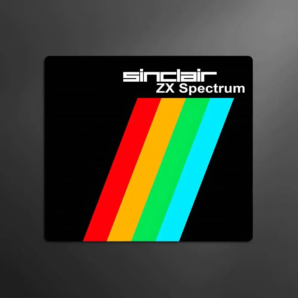 Черный коврик для мыши Sinclair ZX Spectrum