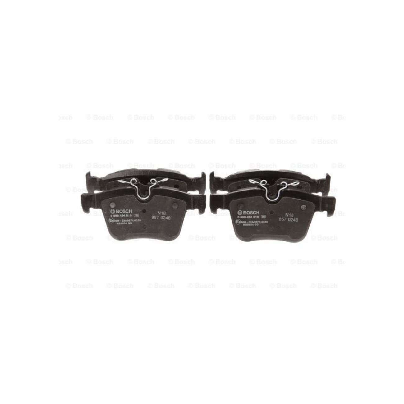 Тормозные колодки дисковые задние BOSCH 0986494819, для а/м JAGUAR XF, LAND ROVER, VOLVO