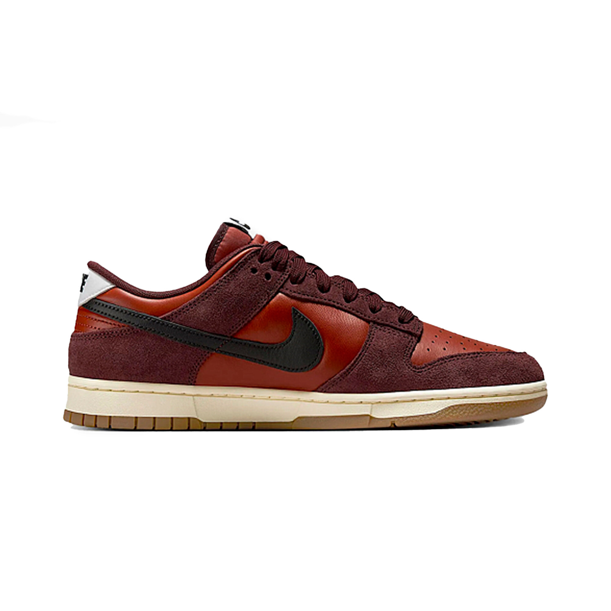 Кроссовки NIKE Dunk Low Retro SE, полнота 6 (RU)/ на среднюю стопу, размер 12, коричневый — фото 1