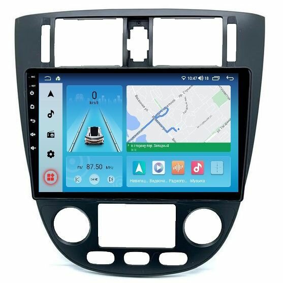 Магнитола Epic T18 Chevrolet Lacetti Sedan с климатом 2004-2013 - Android 12 - Процессор 8 ядерный - Память 4+64Gb - Carplay - DSP - 4G(Sim)