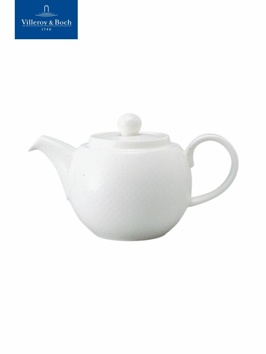 Чайник с крышкой 400 мл, 18х10,5 см, Easy White, Villeroy & Boch, Премиум-Фарфор