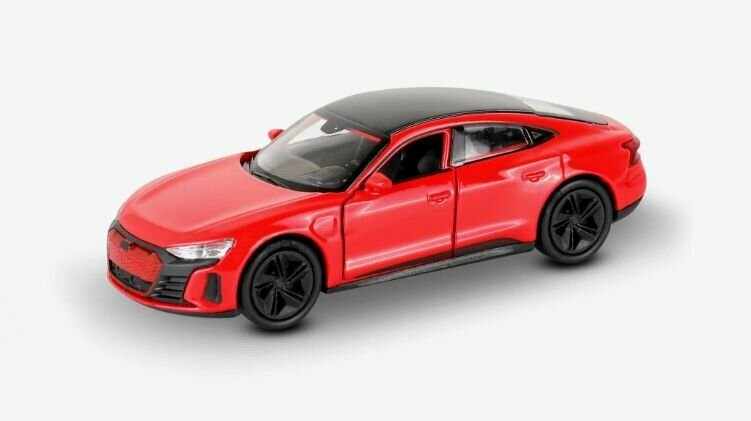 Модель машинка металлическая 1:38 Audi e-tron GT, пруж. мех, красн
