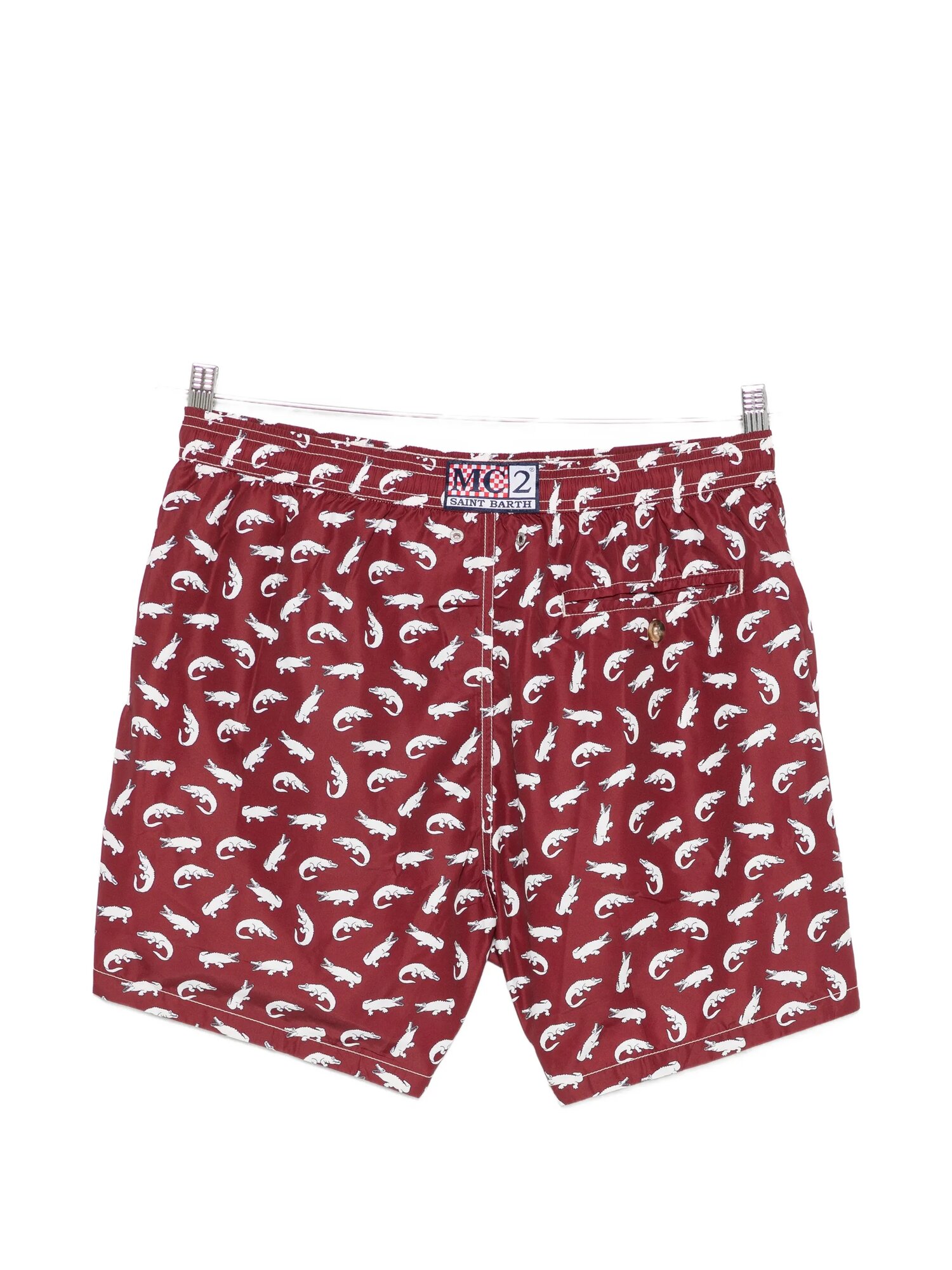 Шорты для плавания Alligator-print drawstring swim shorts
