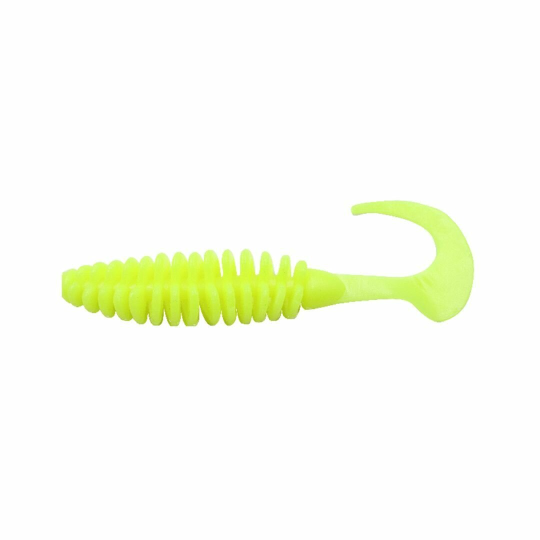 Силиконовая приманка для рыбалки Твистер YAMAN PRO Battery Tail, р.5 inch(12,7 см), цвет #02 - Chartreuse (уп. 3 шт.)
