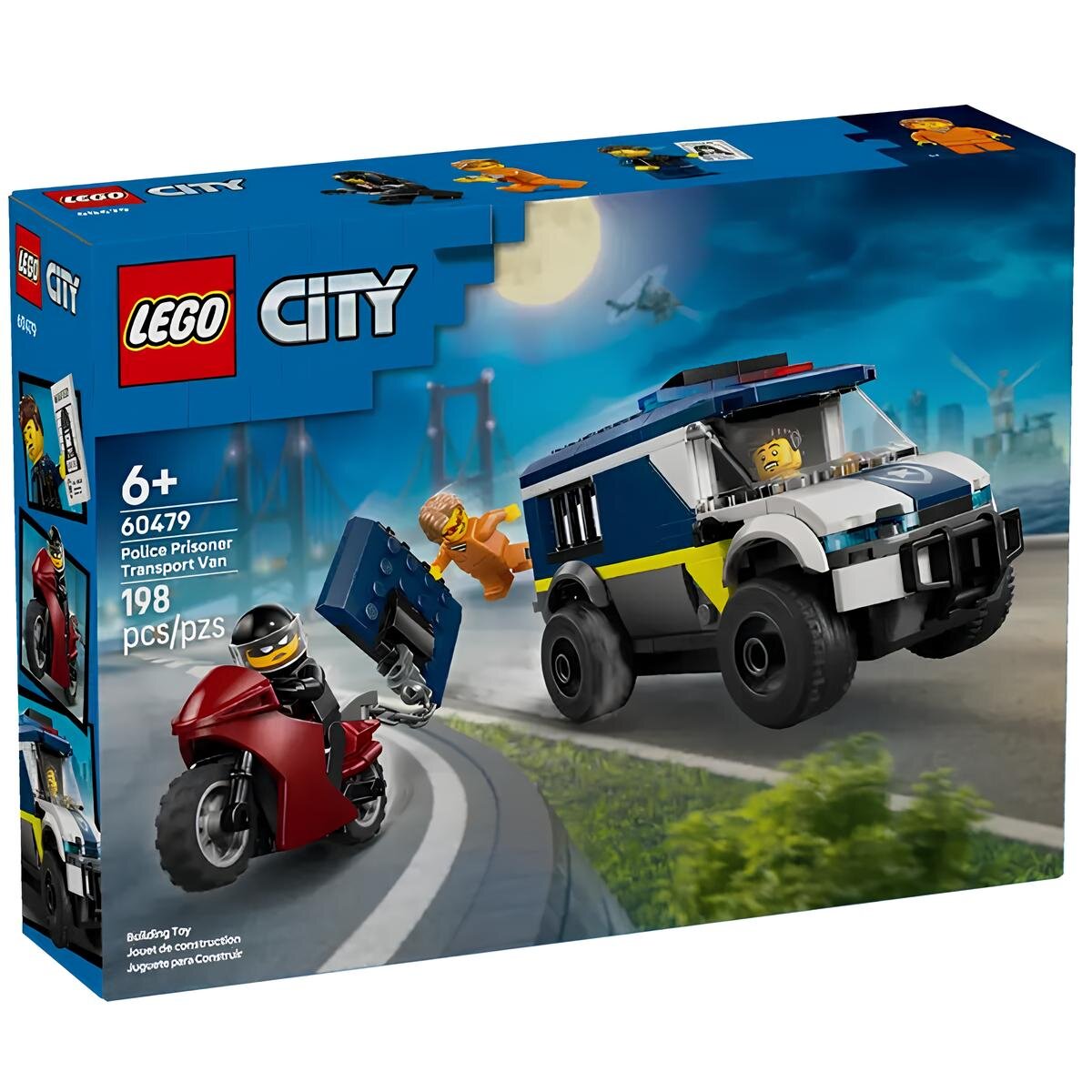 Конструктор LEGO City 60479 Полицейский Фургон для перевозки заключенных