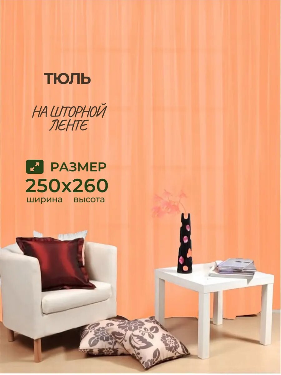 Тюль Моно, 250х260 см