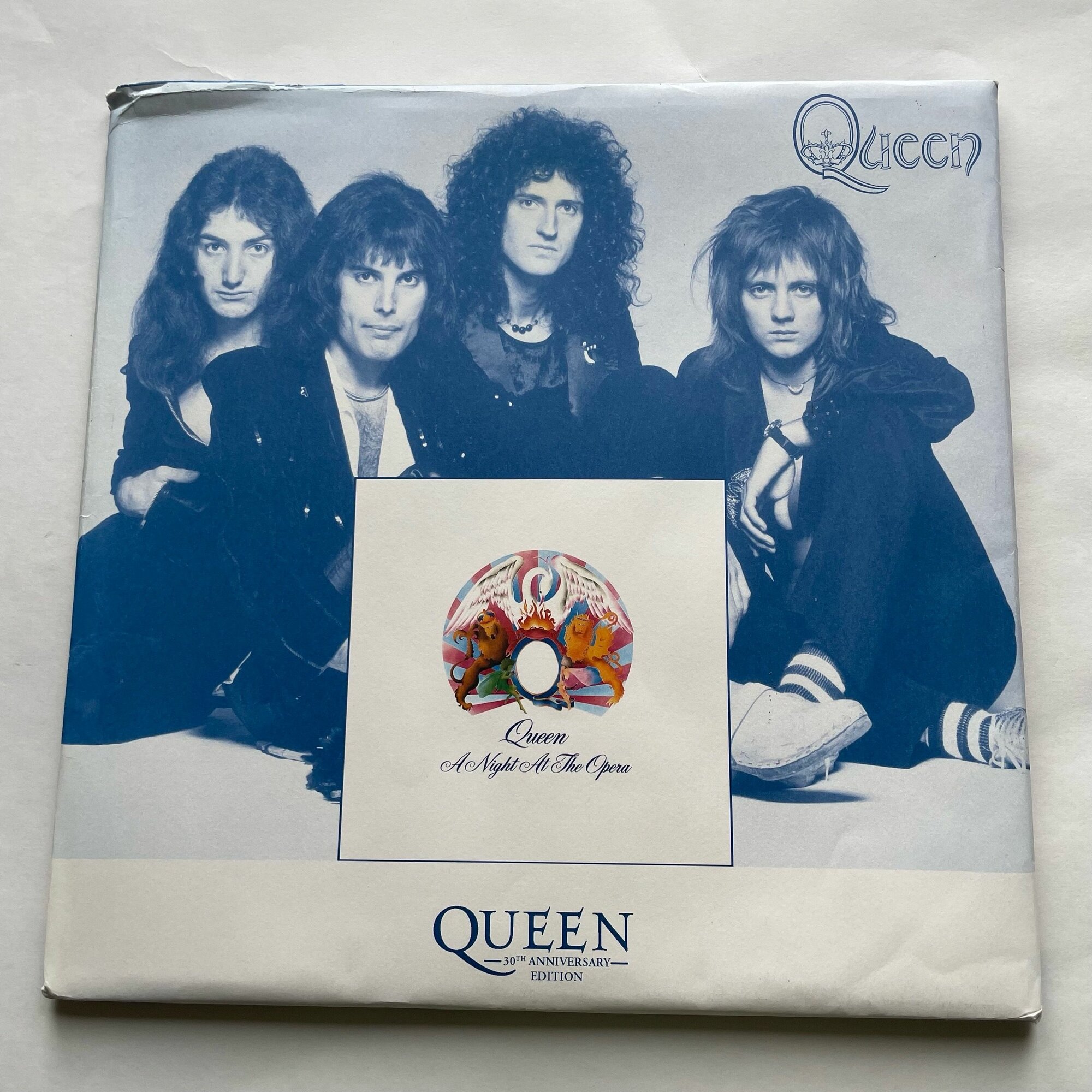 Винтажная виниловая пластинка LP Queen A Night At The Opera (Англия 2005) (Запечатан)