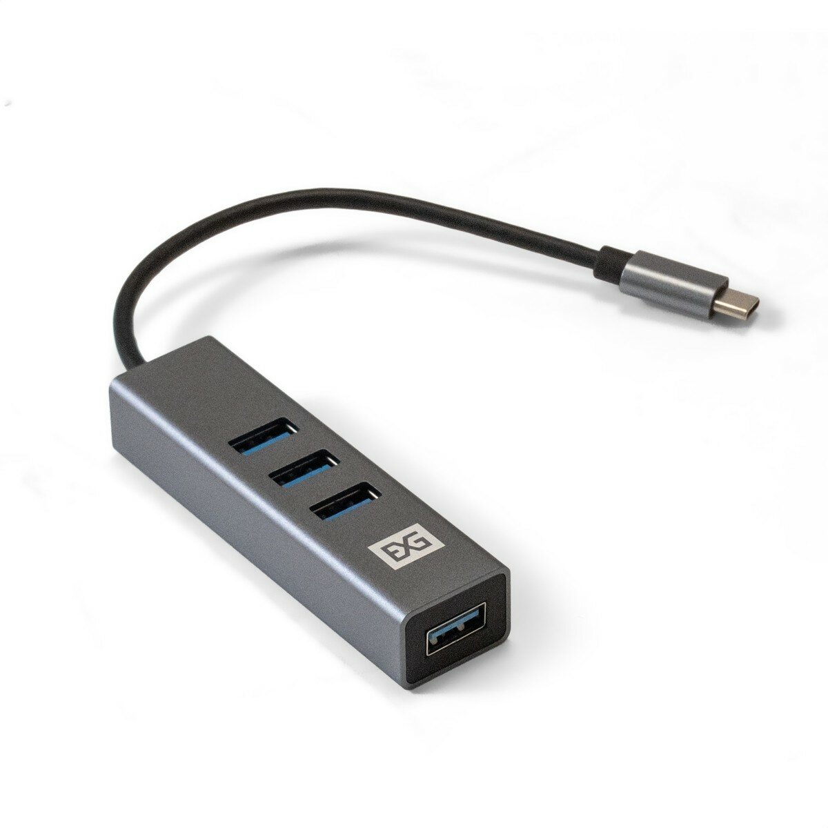 USB-хаб (концентратор) ExeGate DUB-4TC, портов - 4
