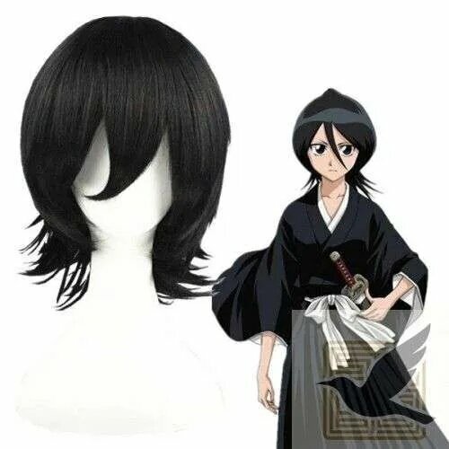 Косплей парик Блич - Rukia Kuchiki