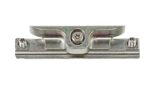 Фиксатор Schuko,(регулируемая ответная планка, серебристый, металл)арт.275099
