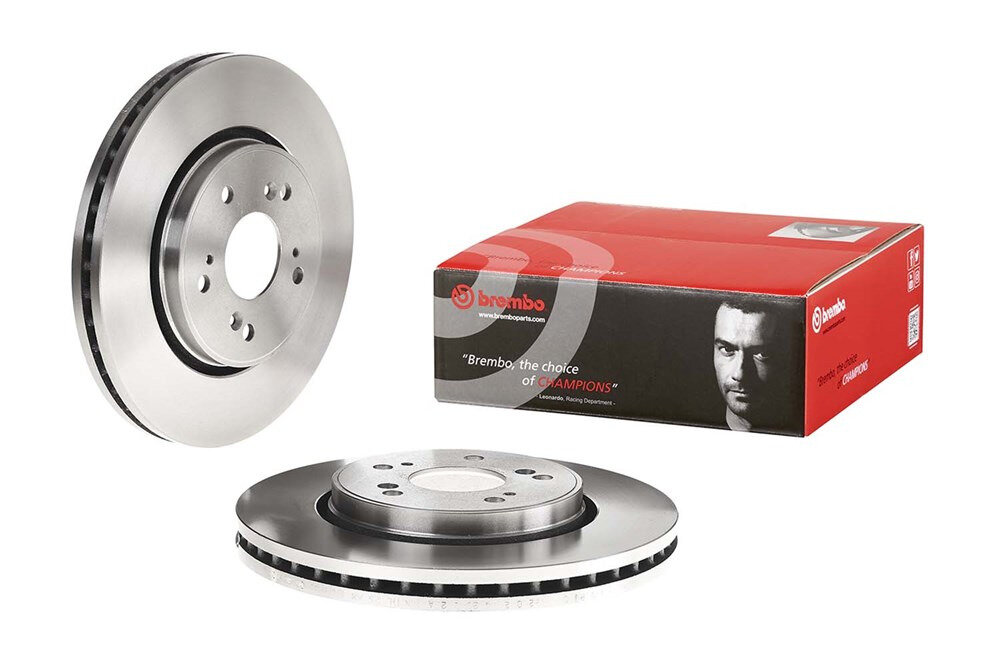 Диск тормозной вентилируемый передний BREMBO (09. A866.10) Prime Standard