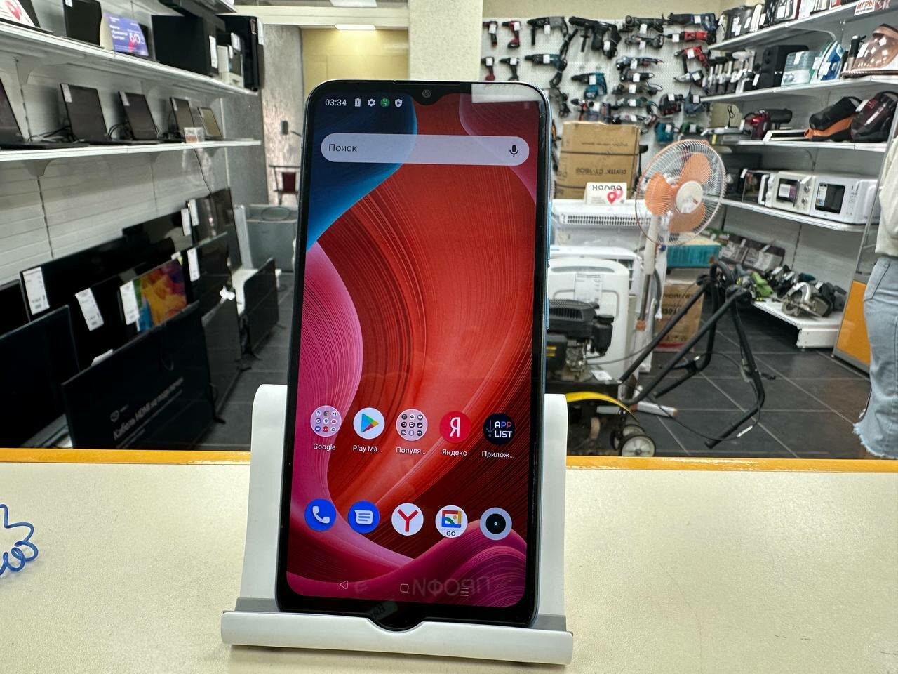 REALME, смартфон REALME RMX3231 (realme C11 2021) 2+32 ГБ цвет: синий (LAKE BLUE)