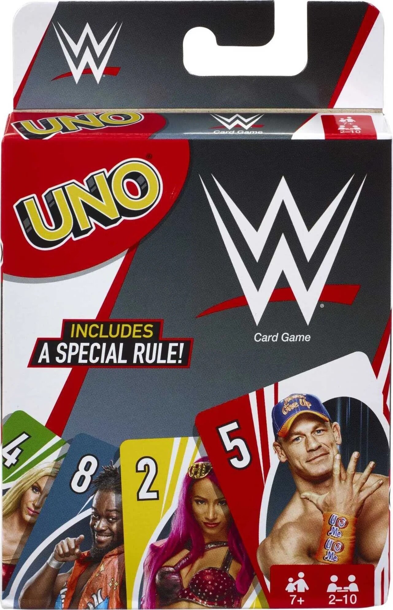 Настольная игра "Уно Рестлинг WWE Джон Сина", для развития социальных навыков, от 6 лет