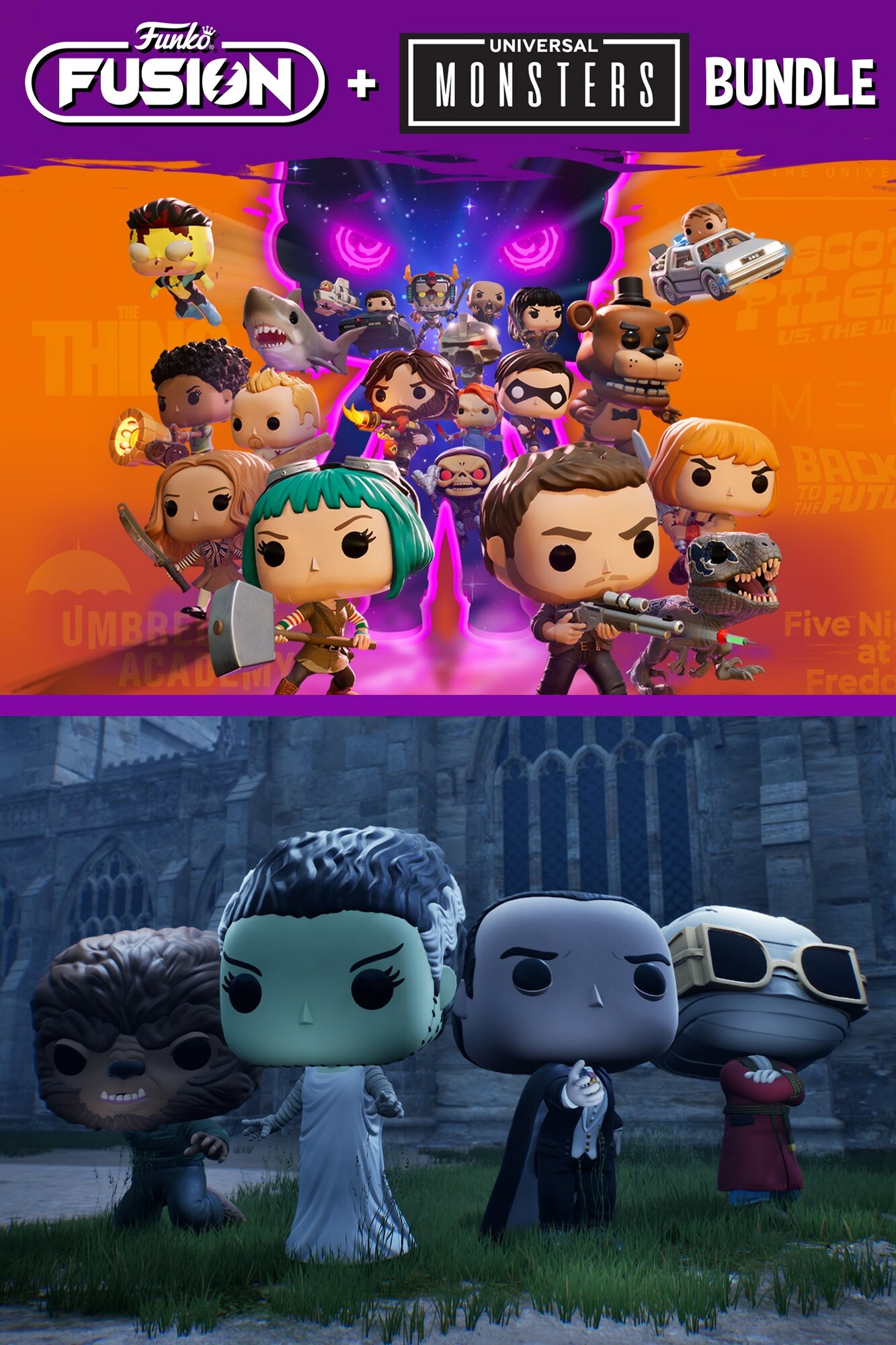 Funko Fusion - Universal Monsters Pack Bundle — ключ активации Xbox / Microsoft Store · Xbox Series X|S · цифровой ключ · любой регион