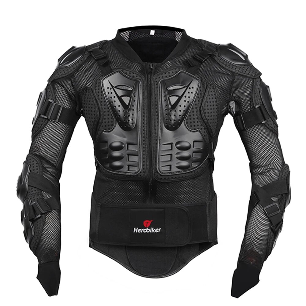 Мотоциклетная Куртка HEROBIKER Для Мужчин, Защитный Жилет Для Мотоциклистов, S, MC1001 Black