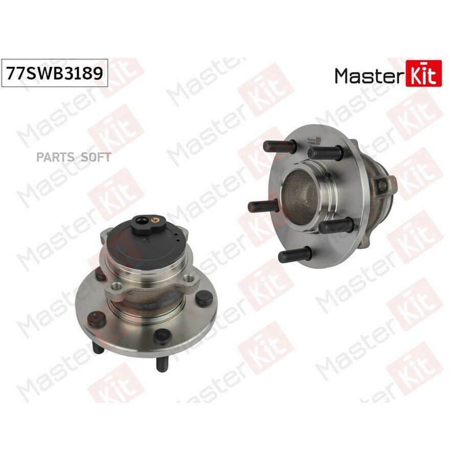 MASTERKIT 77SWB3189 Ступица в сборе с подшипником | зад прав/лев |