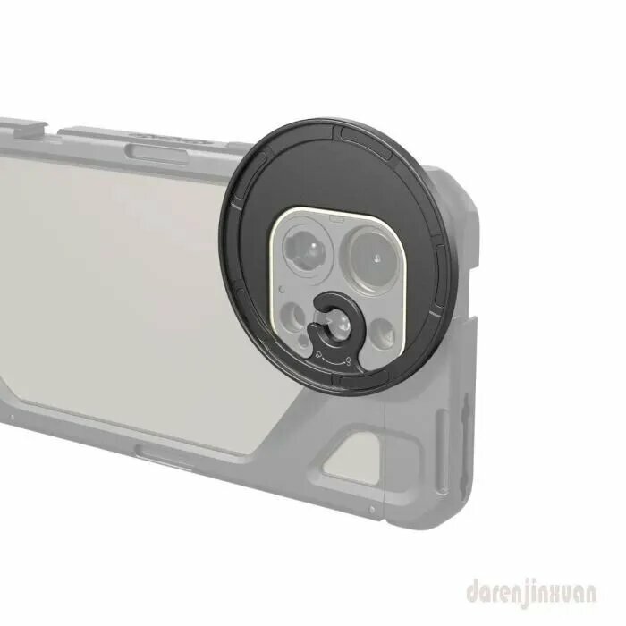 Светофильтр черный матовый для iPhone 15, магнитный, для расширения линейки