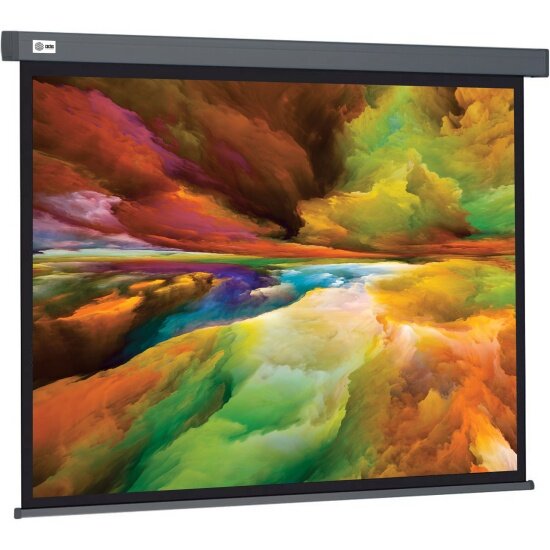Экран Cactus 152x203см Wallscreen CS-PSW-152X203-SG 4:3 настенно-потолочный рулонный серый