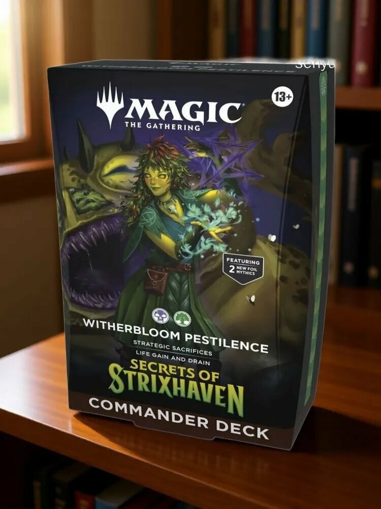Magic Тайны Стриксхейвена Witherbloom Pestilence 100 карт Commander Deck английский /SY