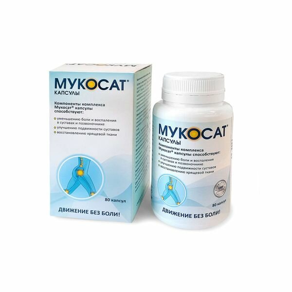 Мукосат капсулы 577мг 80шт
