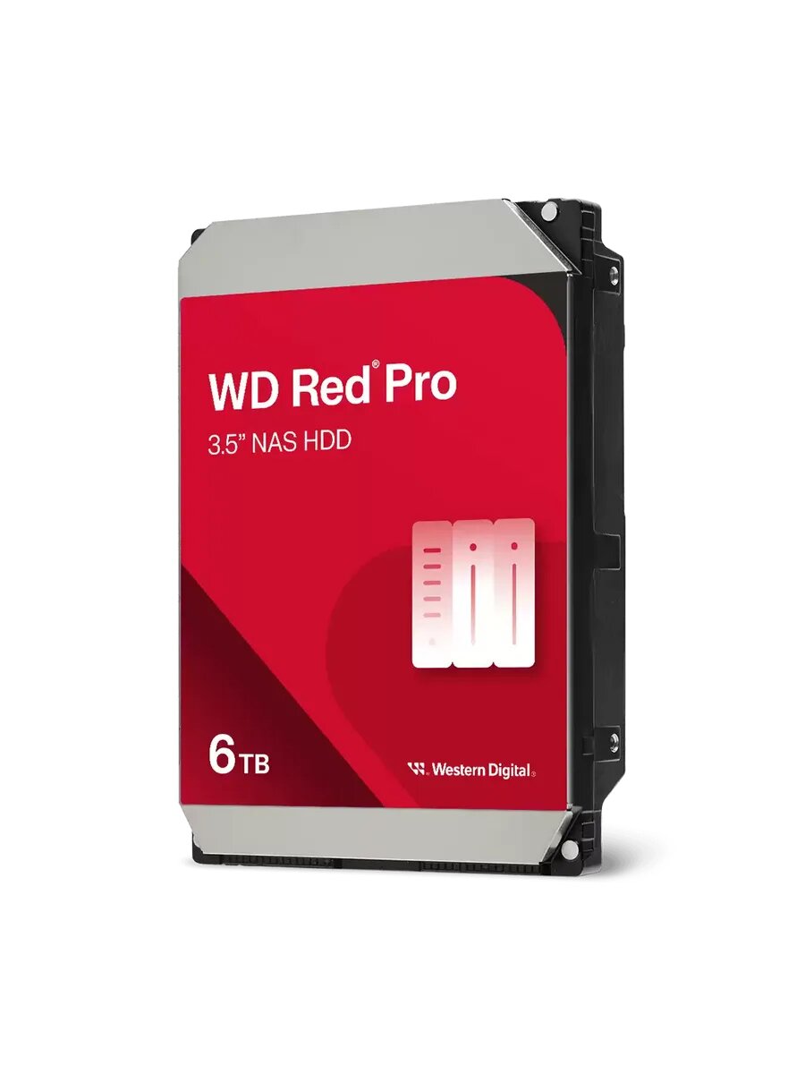 Жесткий диск 3.5' 6 ТБ Red Pro, SATAIII, 7200 об/мин, 256 М