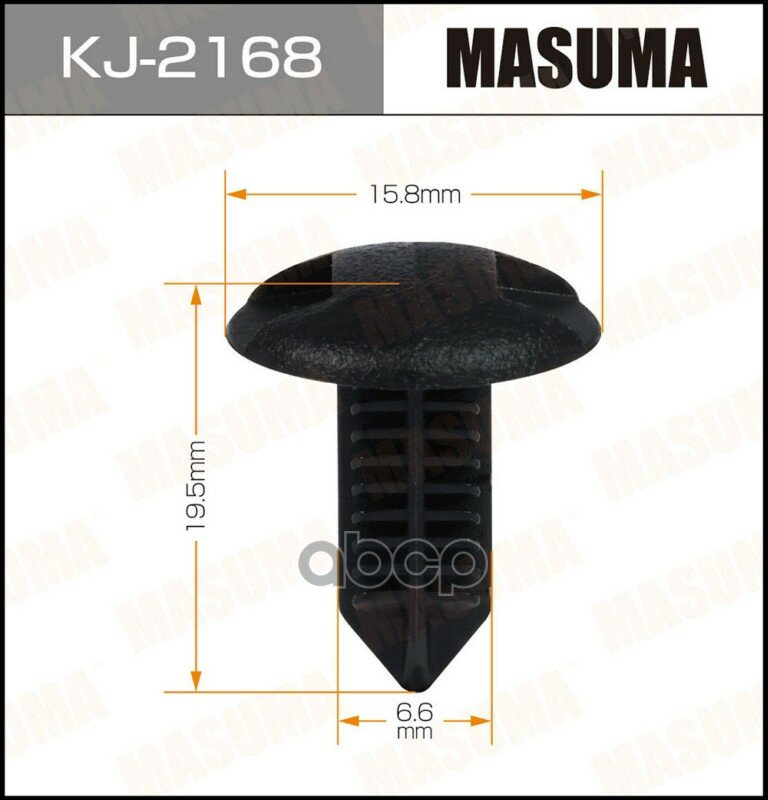 Клиса автомобильная (автокрееж) MASUMA 2168-KJ салонная черная [] Masuma арт. KJ2168