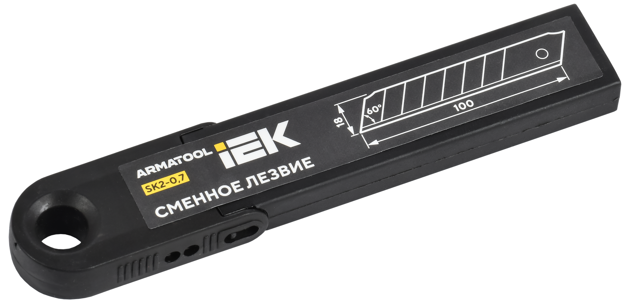 ARMATOOL Сменное лезвие 60 градусов 18х100мм SK2 набор 10шт IEK