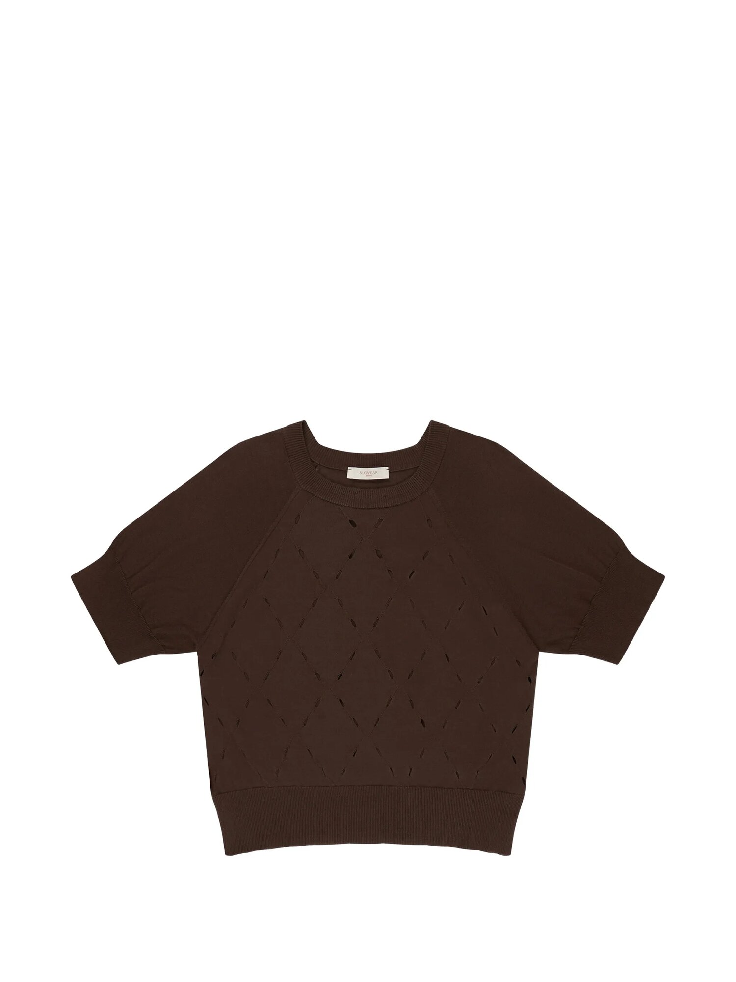 Свитер Slowear Diamond-pattern cotton sweater