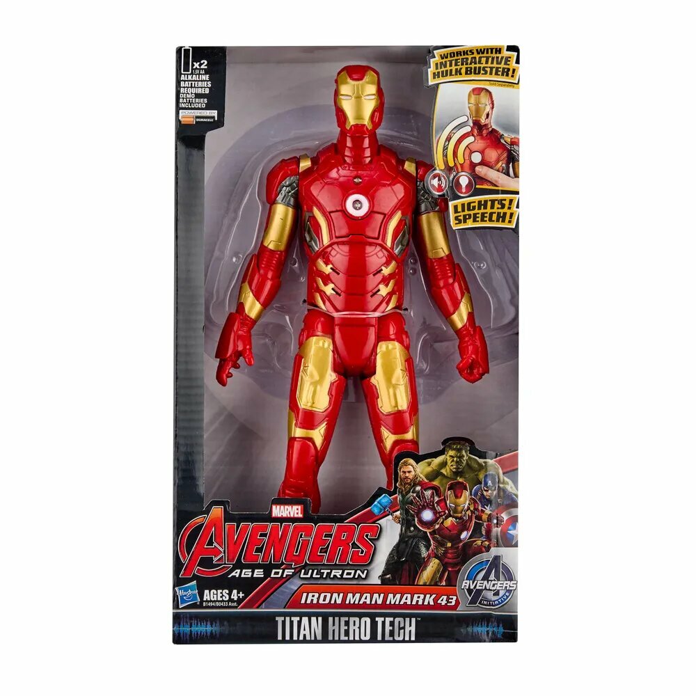 Фигурка Железный человек Марк 43 Мстители: Эра Альтрона Titan Hero Tech Hasbro