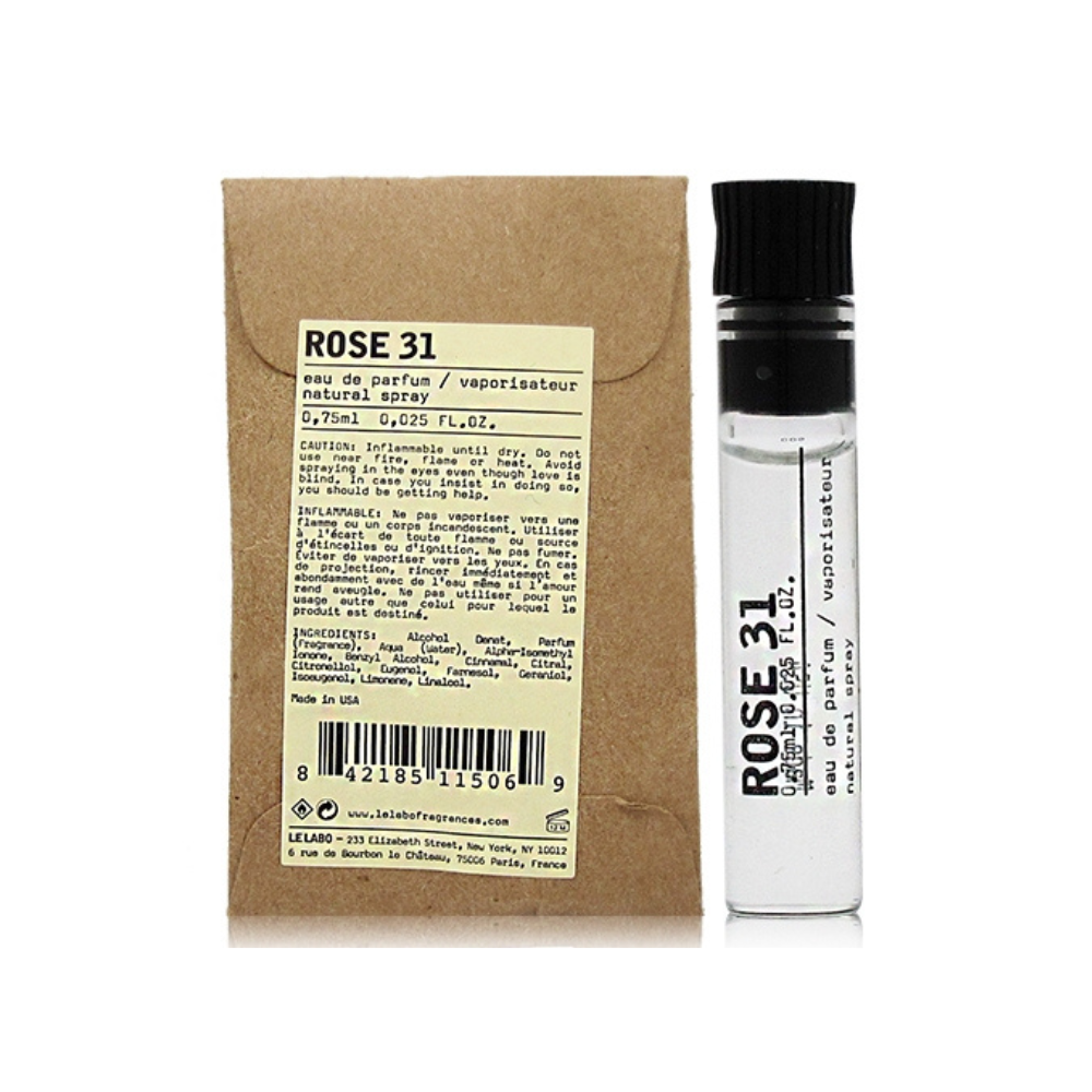 Le Labo Rose 31 0.75 мл парфюмерная вода, унисекс, цветочные, древесно-мускусные