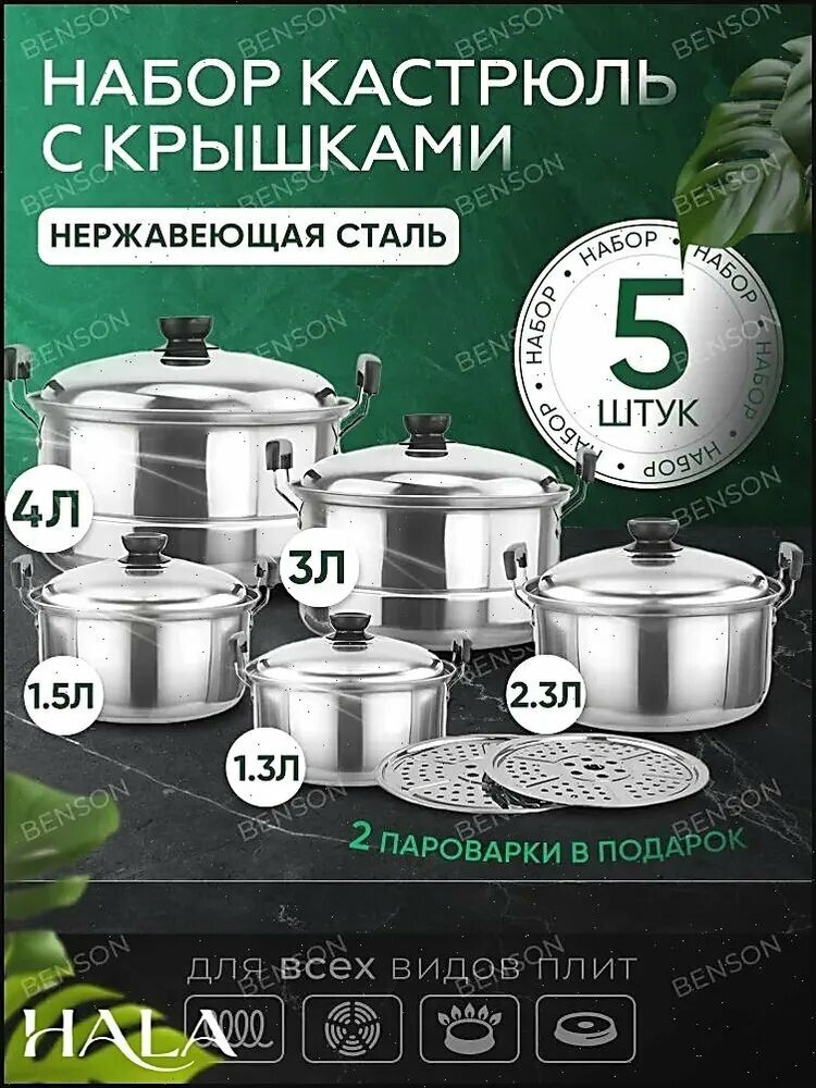 Кастрюля, Нержавеющая сталь