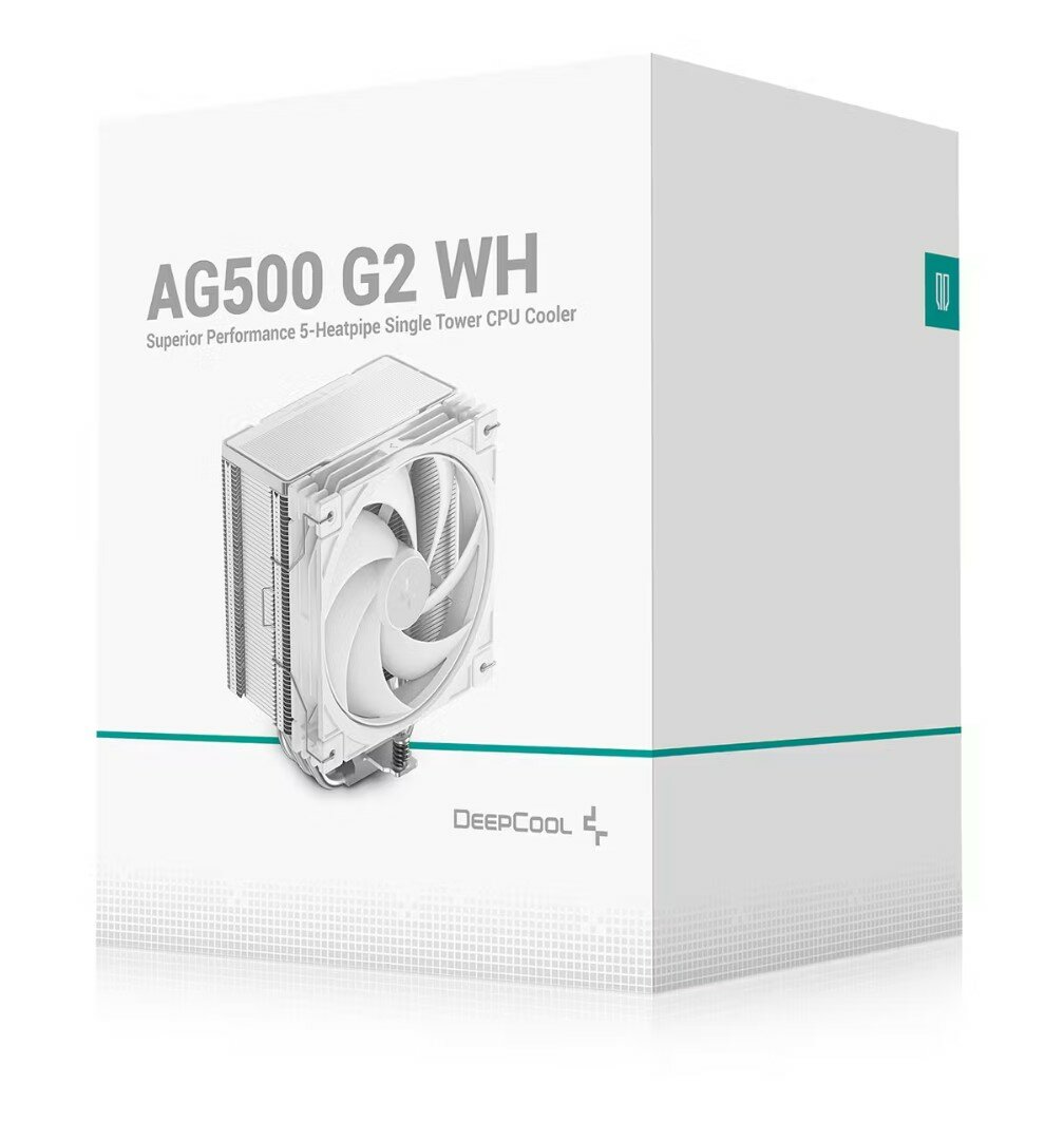 Кулер для процессора DeepCool AG500 G2 WH, белый