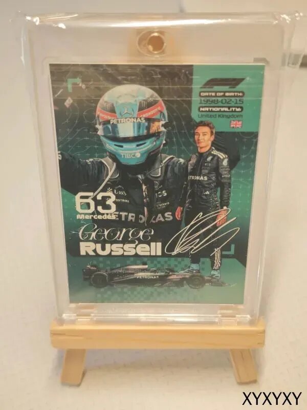 Коллекционные карточки Topps F1 Racing Car, коллекционные карточки, специальные карточки GEORGE RUSSELL
